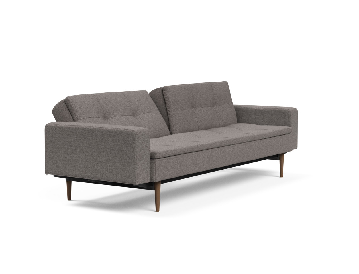Dublexo Deluxe Sofa Bed w/Arms Mixed Dance Gray by Innovation