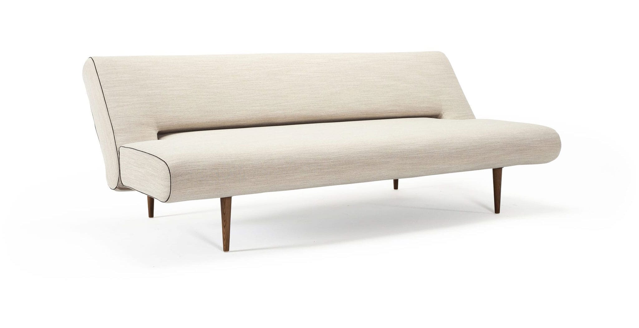 Unfurl Sofa Bed Linen Sand Gray by Innovation